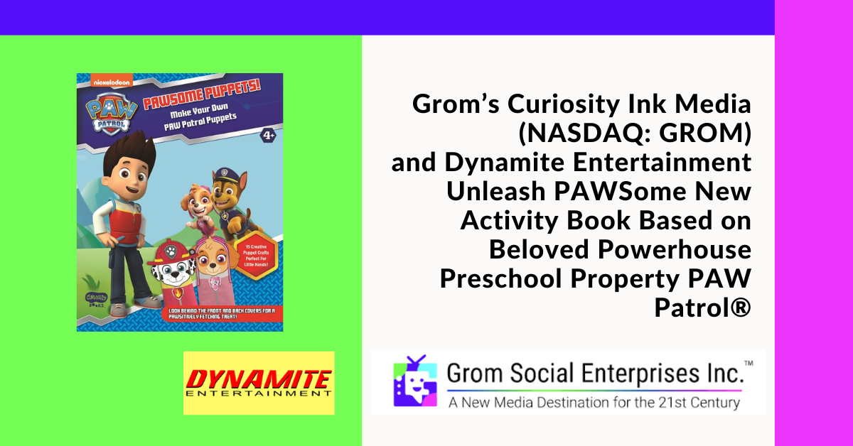 Grom’s Curiosity Ink Media and Dynamite Entertainment Unleash PAWSome ...