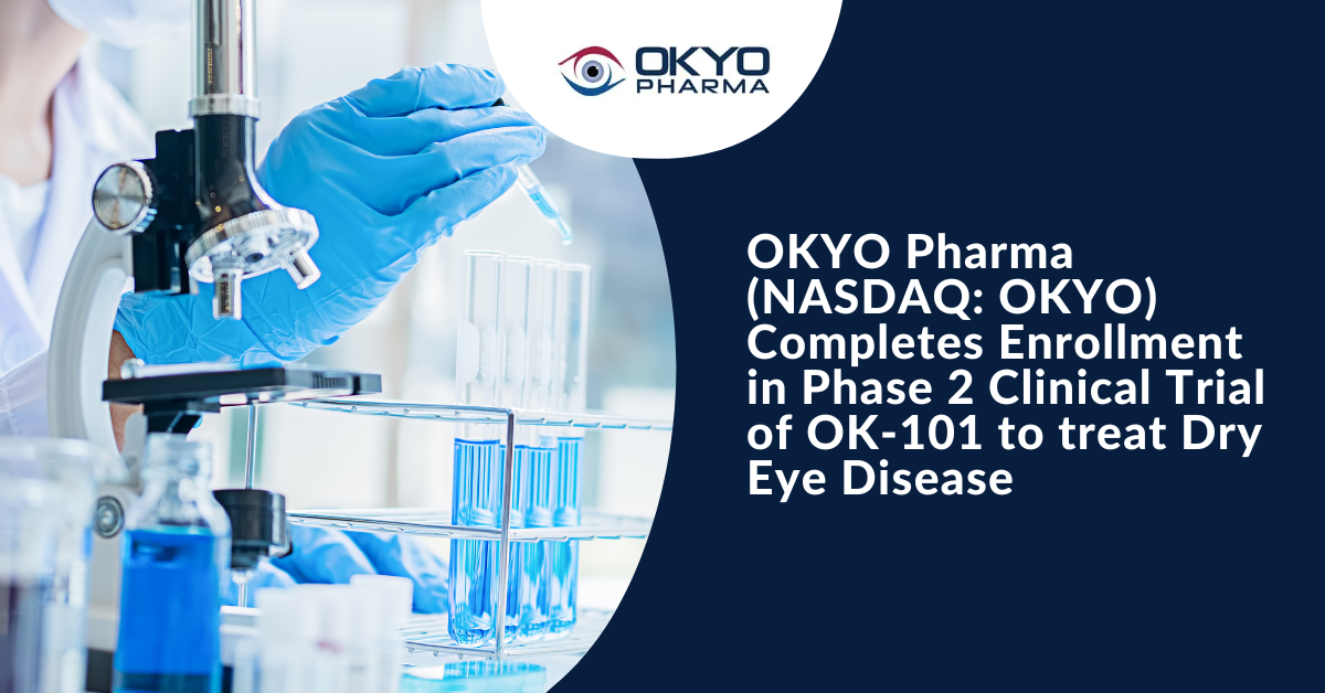 OKYO Pharma (NASDAQ: OKYO) Completes Enrollment in Phase 2 Clinical ...