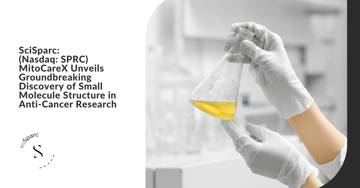 SciSparc: (Nasdaq: SPRC) MitoCareX Unveils Groundbreaking Discovery of ...