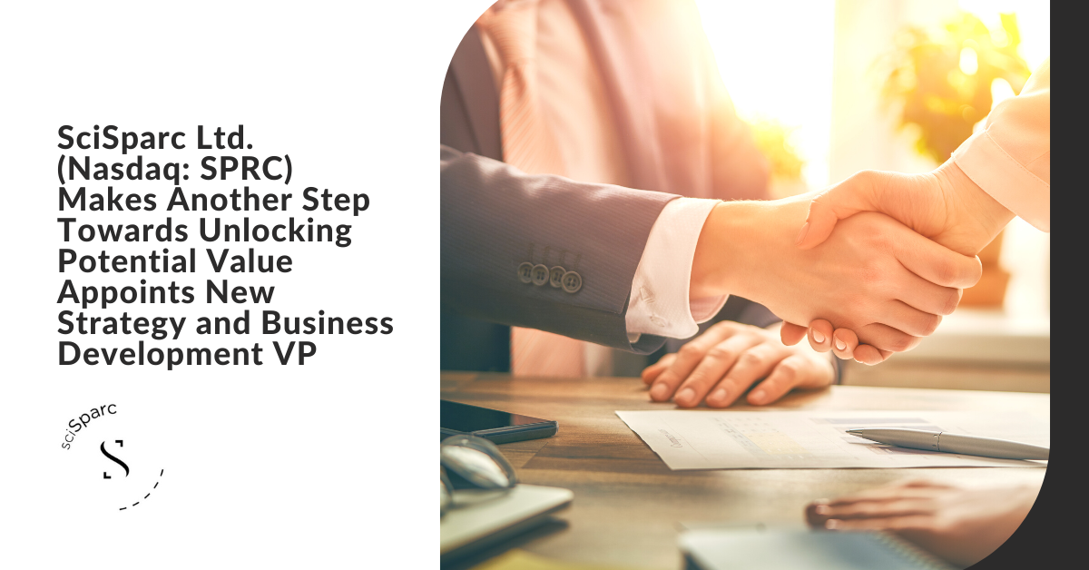 SciSparc (Nasdaq: SPRC) Makes Another Step Towards Unlocking Potential ...