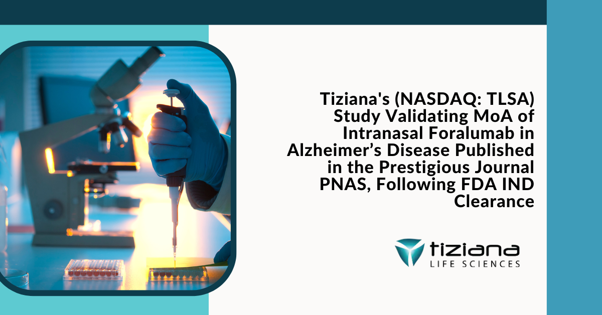 Study Validating MoA of Intranasal Foralumab in Alzheimer’s Disease ...
