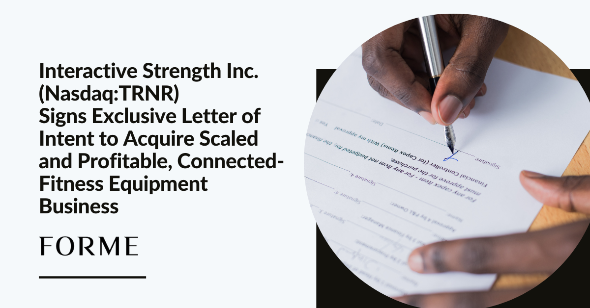 Interactive Strength Inc. (Nasdaq:TRNR) Signs Exclusive Letter of ...